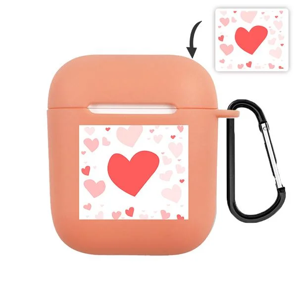 Custom AirPods 1&2 Case Personalized Airpod Case with Name and Photo