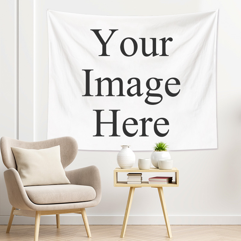 Personalized Custom Tapestry from Photo, Durable Polyester Wall Hanging ...