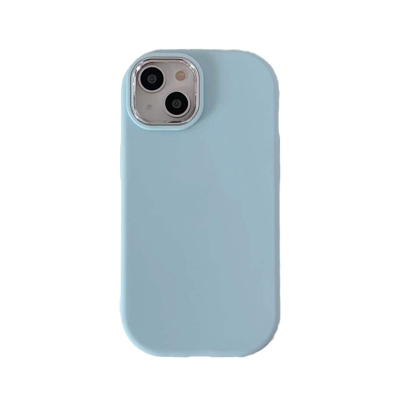 Solid Color Circle Phone Case For iPhone