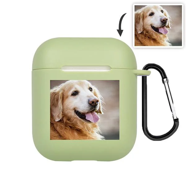 Custom AirPods 1&2 Case Personalized Airpod Case with Name and Photo