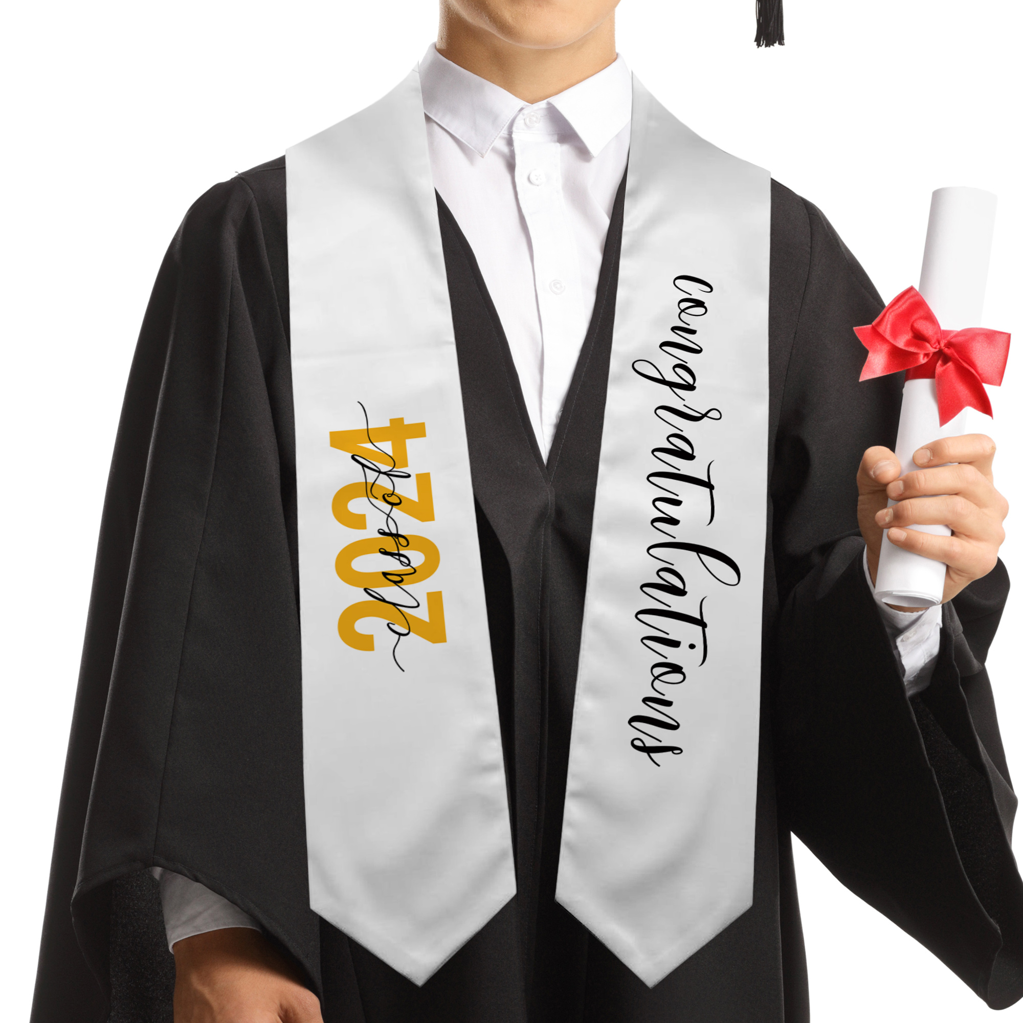 Custom College Stole – Personalized Graduation Ceremony Sash