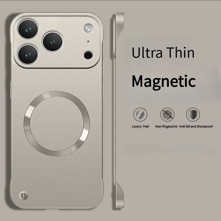 Ultra Thin Metallic Paint Magnetic For Magsafe Case For iPhone