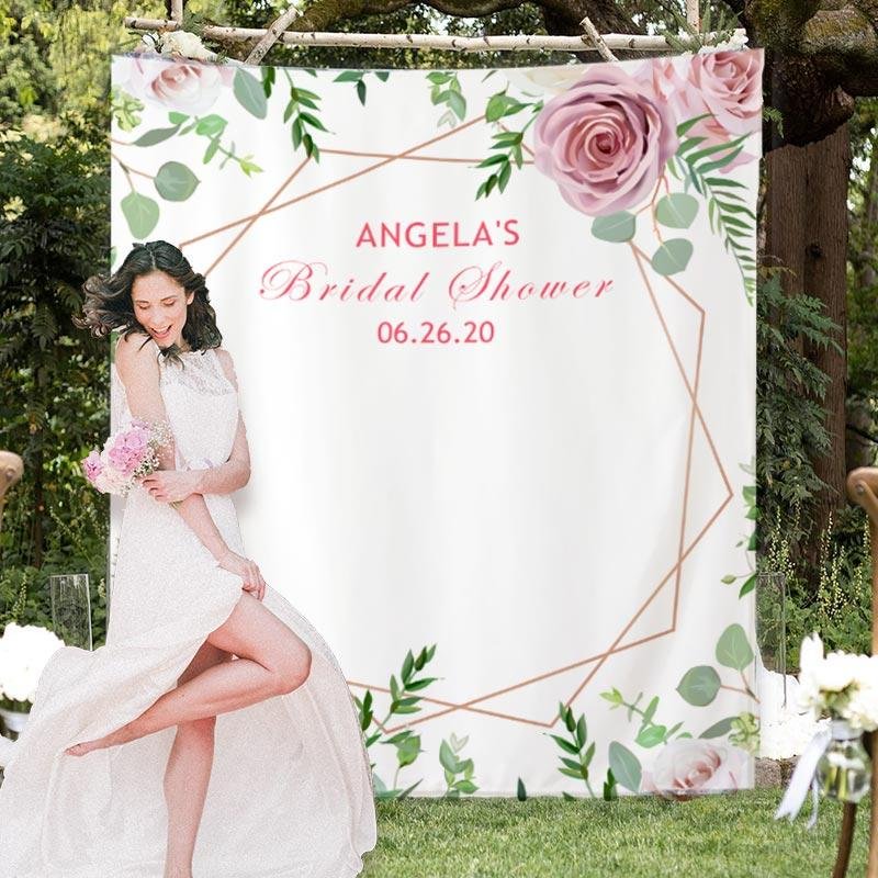 Custom Bridal Shower Backdrop - Wedding Shower Backdrop -Best Wedding ...