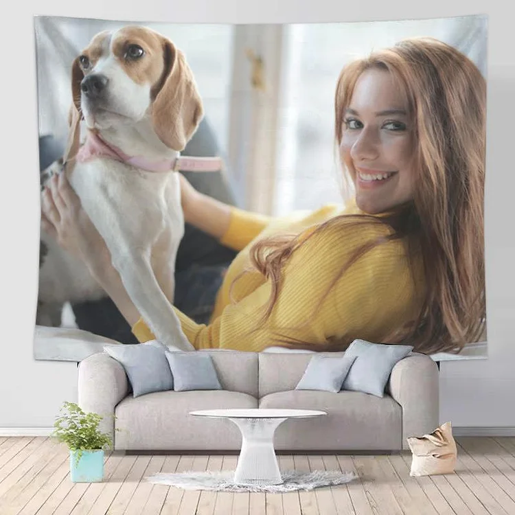 Custom Photo Wall Tapestry – Personalized Wall Hanging, Medium‑Large by ...