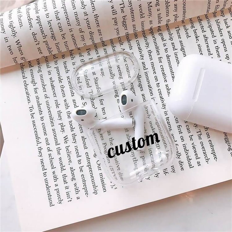 Custom AirPods 1&2 Case Personalized Airpod Case with Name and Photo