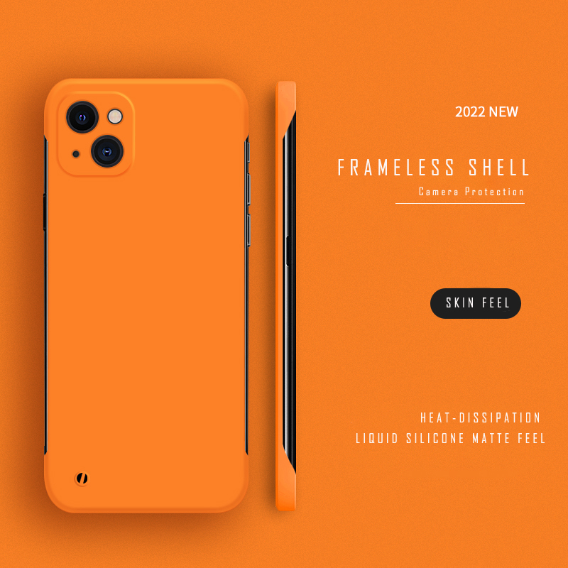 Thin Slim Hard PC Frameless Case For iPhone