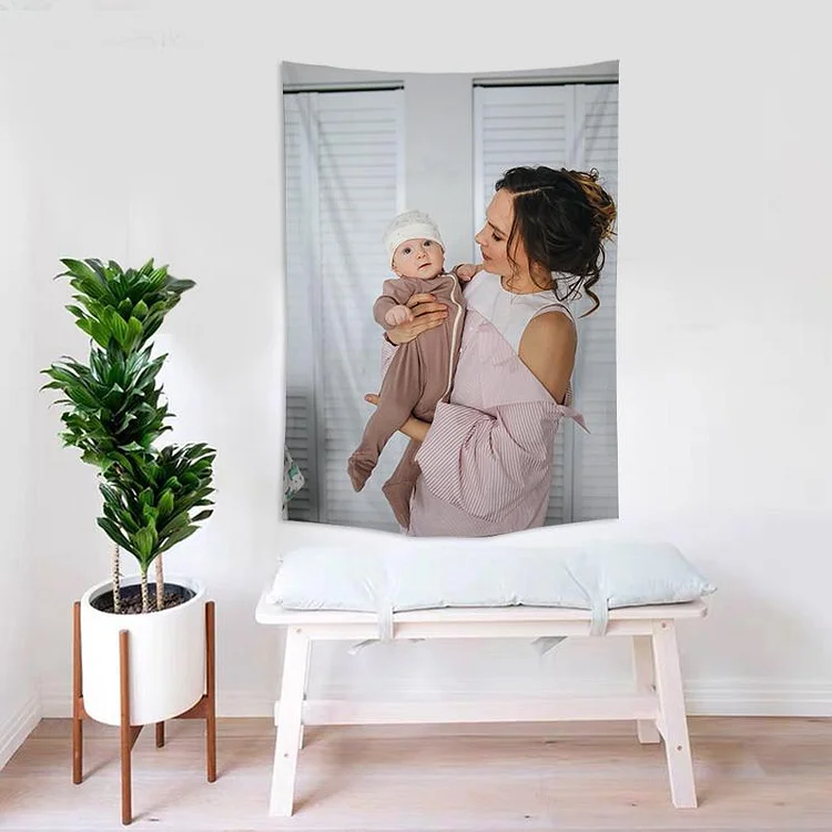Custom Photo Wall Tapestry – Personalized Wall Hanging, Medium‑Large by ...