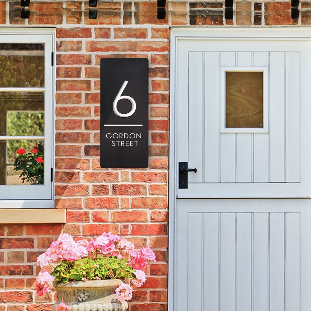 Custom Modern Floating Acrylic Address Sign House Numbers